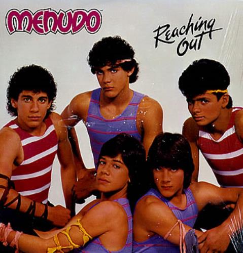 Menudo Reaching Out US vinyl LP album (LP record) (269565)