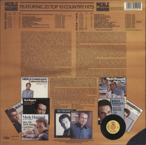 Merle Haggard Branded Man UK vinyl LP album (LP record) (724703)