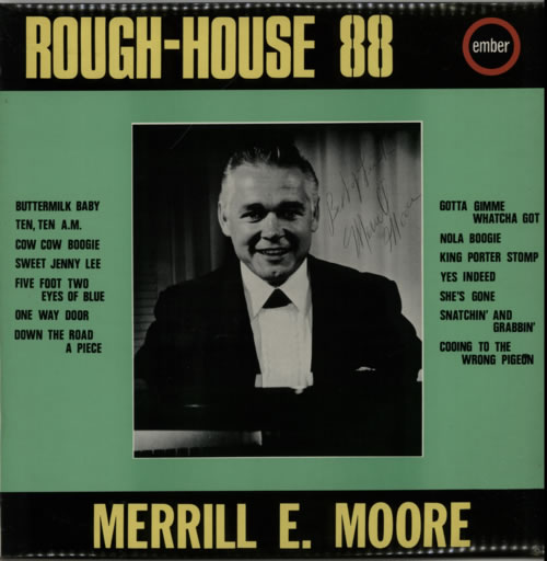 Merrill E Moore Rough-House 88 - 1st UK vinyl LP album (LP record) (613287)