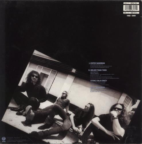 Metallica Enter Sandman - EX UK 12" vinyl single (12 inch record / Maxi ...