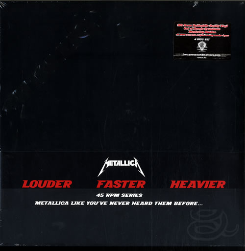 Metallica Metallica US 4-LP vinyl album record set (456468)