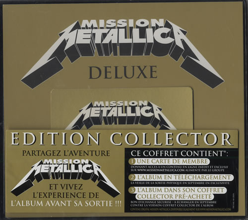 Metallica Mission Metallica French box set (445558)