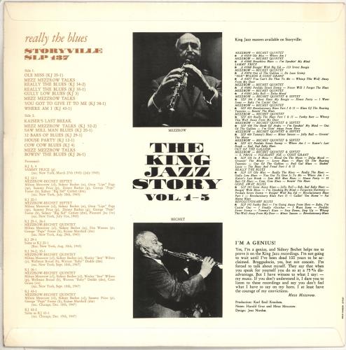 Mezzrow-Bechet Really The Blues Danish vinyl LP album (LP record) (710116)