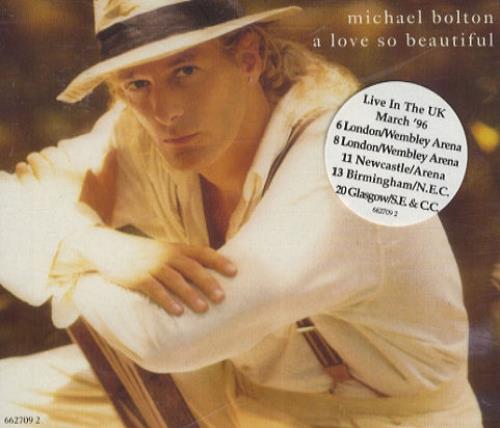 Michael Bolton A Love So Beautiful UK CD single (CD5 / 5") (79146)