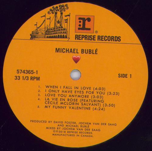 Michael Buble Love UK vinyl LP album (LP record) (830088)