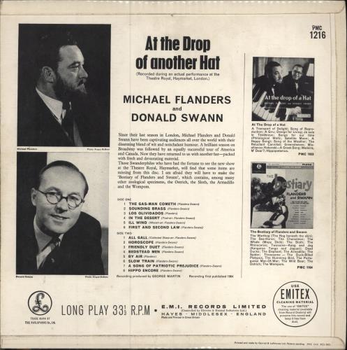 Michael Flanders & Donald Swann At The Drop Of Another Hat UK vinyl LP ...