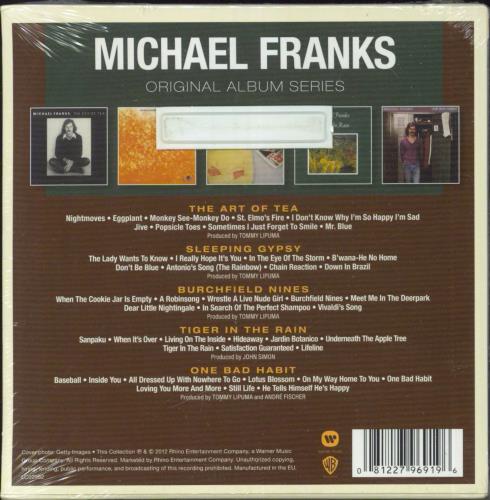 Michael Franks Original Album Series - Sealed UK 5-CD album set (832585)