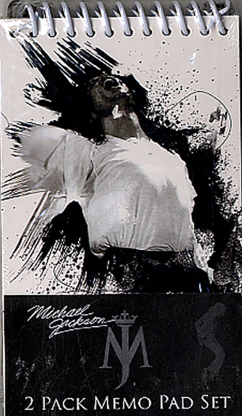 Michael Jackson 2 Pack Memo Pad Set US memorabilia (590394) 47Y10019
