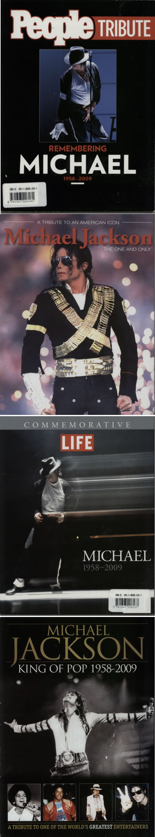 Michael Jackson A Set of Tribute Magazines UK book (596061)