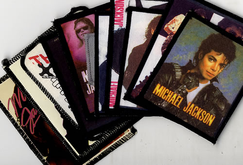 Michael Jackson Collection of Thirteen Sew-On Patches UK memorabilia ...