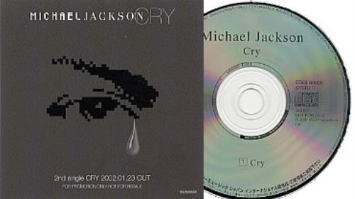 Michael Jackson Cry Japanese Promo CD single (CD5 / 5") (207513)