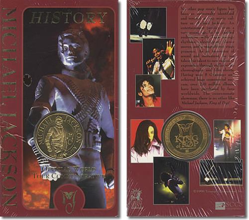 Michael Jackson History - Bronze Coin UK memorabilia (219474) BRONZE COIN