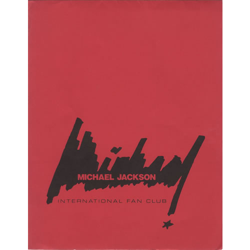 Michael Jackson International Fan Club Welcome Pack US memorabilia ...