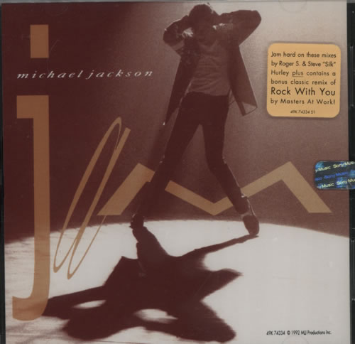 Michael Jackson Jam US CD single (CD5 / 5") (620189)