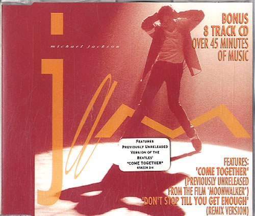 Michael Jackson Jam Australian CD single (CD5 / 5") (7481)