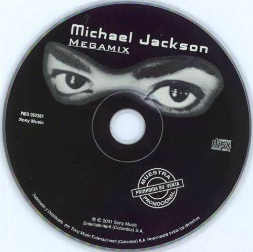 Michael Jackson Megamix Colombian Promo CD single (CD5 / 5") (236232)