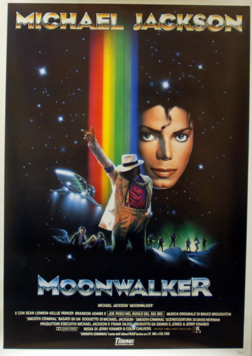 Michael Jackson Moonwalker Movie Italian Promo poster (624372)