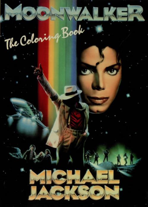 Michael Jackson Moonwalker: The Coloring Book US book (488728) 0-385 ...