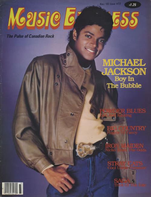 Michael Jackson Music Express Canadian magazine (361033) ISSUE 73 NOVEMBER
