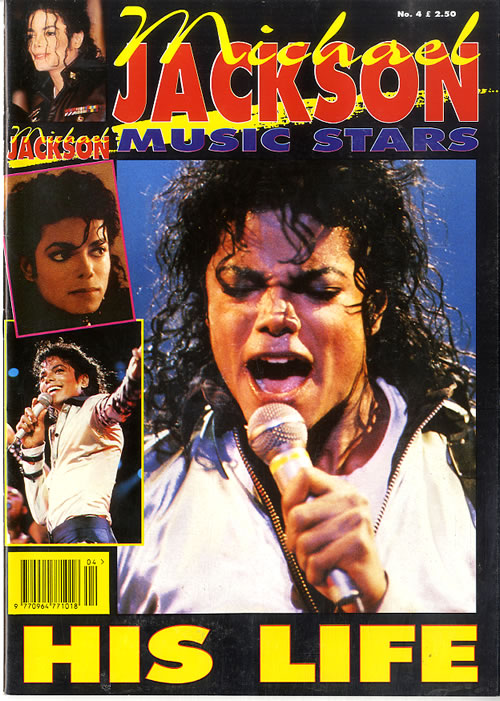 Michael Jackson Music Stars UK magazine (198944) NO. 4