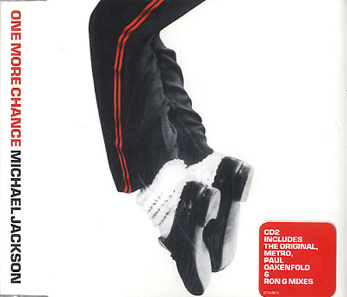 Michael Jackson One More Chance UK 2-CD single set (Double CD single ...