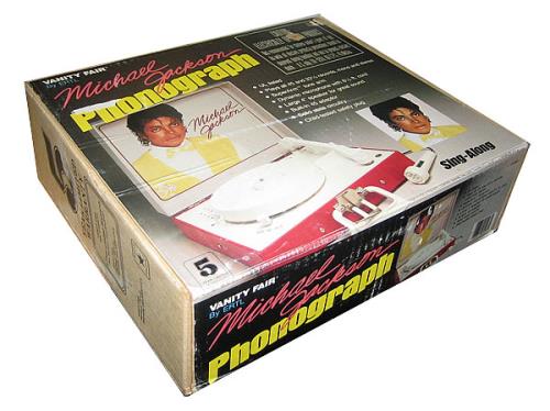 Michael Jackson Record Player US memorabilia (67787) RECORD PLAYER