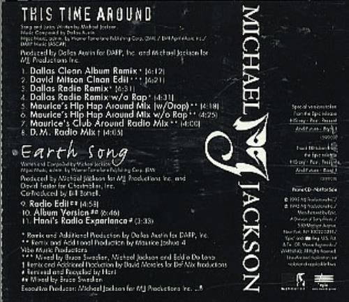 Michael Jackson This Time Around US Promo CD single (CD5 / 5") (292088)