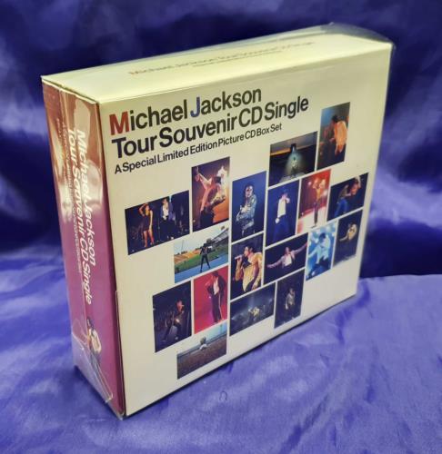 Michael Jackson Tour Souvenir CD Single Japanese Promo CD Single Box Set (151621)