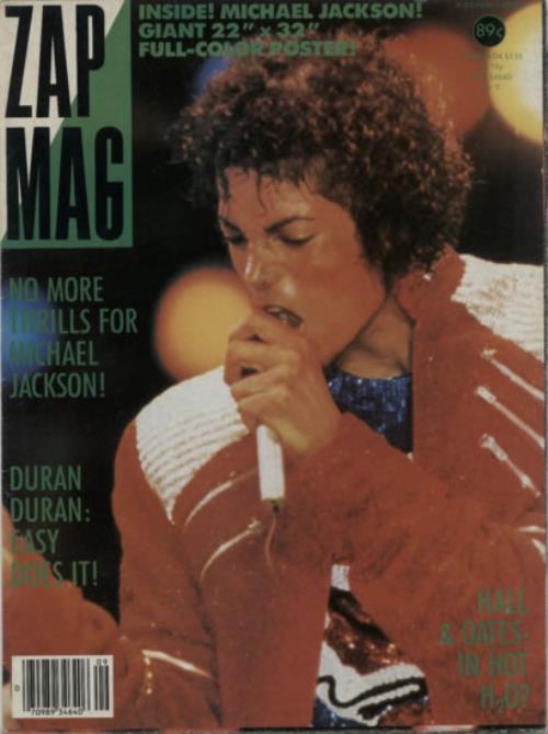 Michael Jackson Zap Mag US magazine (198920) NO 9