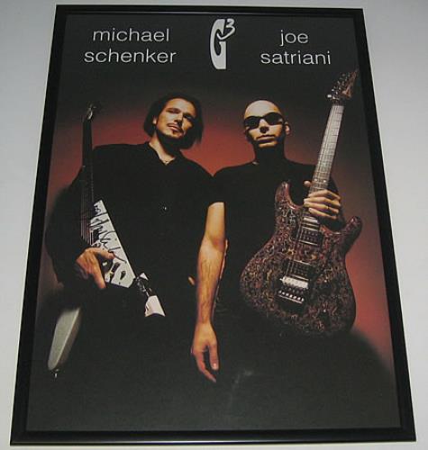 Michael Schenker Group G3 Framed Poster - Autographed European ...