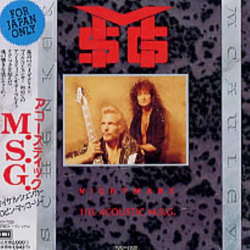 Michael Schenker Group Nightmare - The Acoustic MSG Japanese Promo CD ...