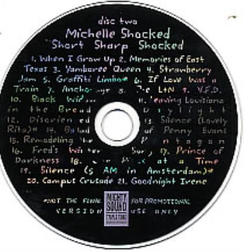 Michelle Shocked Short Sharp Shocked US Promo 2 CD album set (Double CD ...