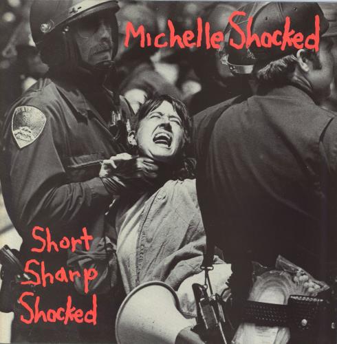Michelle Shocked Short Sharp Shocked UK vinyl LP album (LP record) (793939)