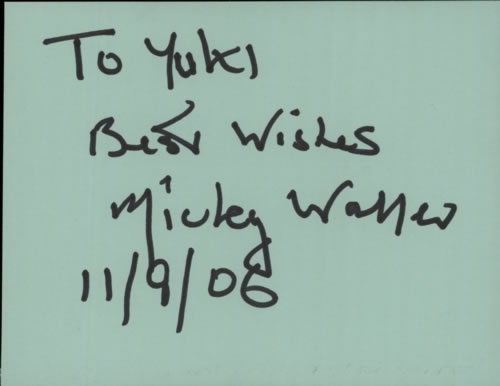 Micky Waller Page From An Autograph Book UK memorabilia (608896) AUTOGRAPH
