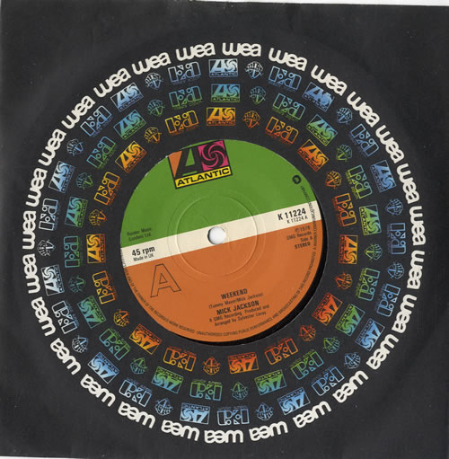 Mick Jackson (UK) Weekend UK 7" vinyl single (7 inch record / 45) (565720)