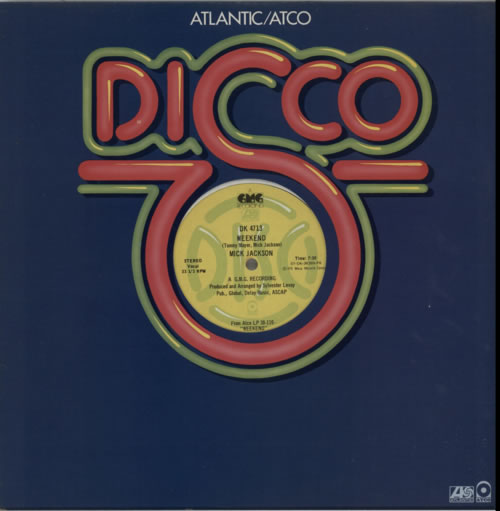 Mick Jackson Weekend US 12" vinyl single (12 inch record / Maxi-single ...