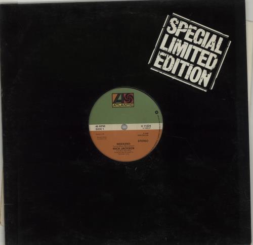 Mick Jackson Weekend UK 12" vinyl single (12 inch record / Maxi-single ...