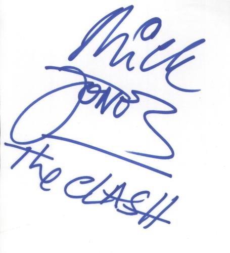Mick Jones Autograph UK memorabilia (717542) AUTOGRAPH