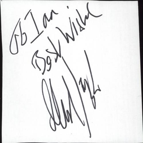 Mick Taylor Autograph UK memorabilia (721428) AUTOGRAPH