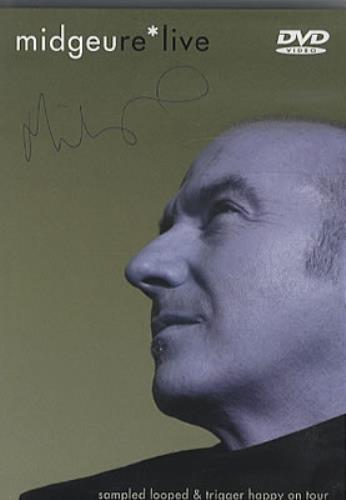Midge Ure Midge Ure Live - Autographed UK DVD (327125)