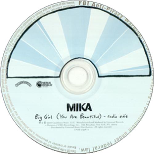 Mika Big Girl (You Are Beautiful) US Promo CD single (CD5 / 5") (418940)