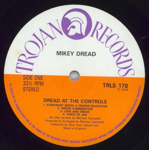 Mikey Dread Dread At The Controls - 1st UK vinyl LP album (LP record ...