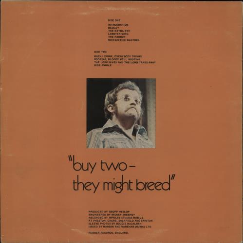 Mike Harding Mike Harding's Back! UK vinyl LP album (LP record) (762908)