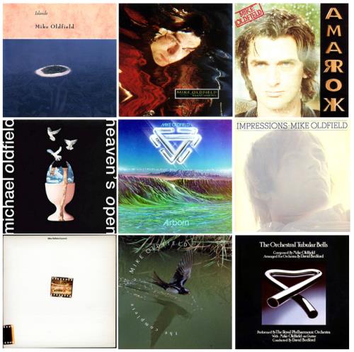 Mike Oldfield 1973-1991 Studio Albums Italian vinyl LP album (LP record ...