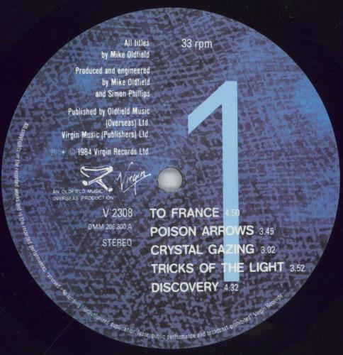 Mike Oldfield Discovery German vinyl LP album (LP record) (836364)