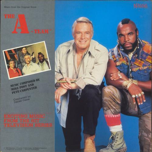 Mike Post The A-Team UK vinyl LP album (LP record) (799861)