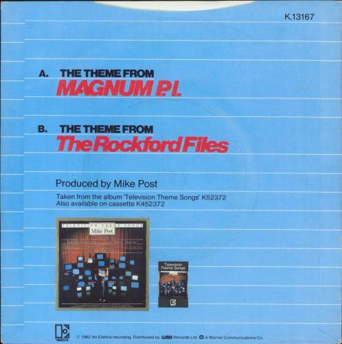 Mike Post The Theme From Magnum P.I. UK 7" vinyl single (7 inch record ...