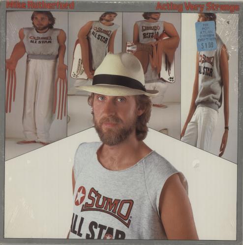 Mike Rutherford Acting Very Strange US vinyl LP album (LP record) (452182)