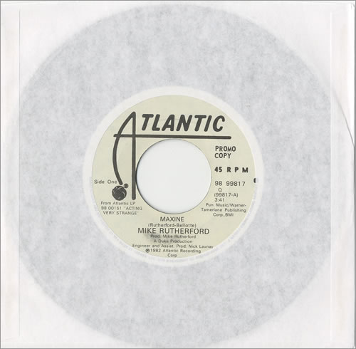 Mike Rutherford Maxine Canadian 7" vinyl single (7 inch record / 45 ...