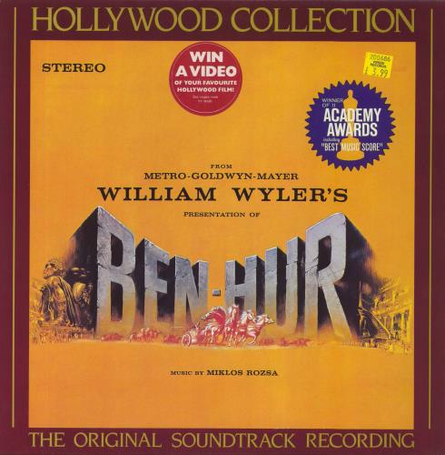 Miklos Rozsa Ben-Hur UK vinyl LP album (LP record) (819123)